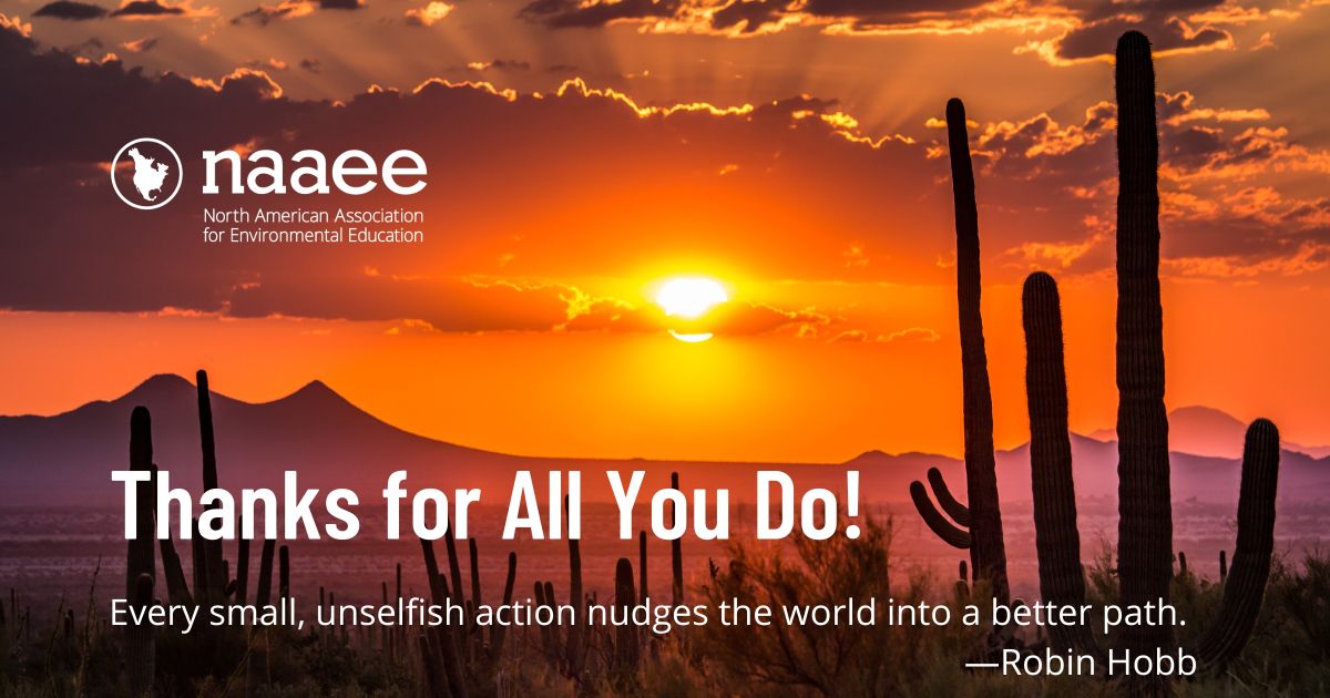 A Message from NAAEE's Executive Director Judy Braus, November 2022 ...